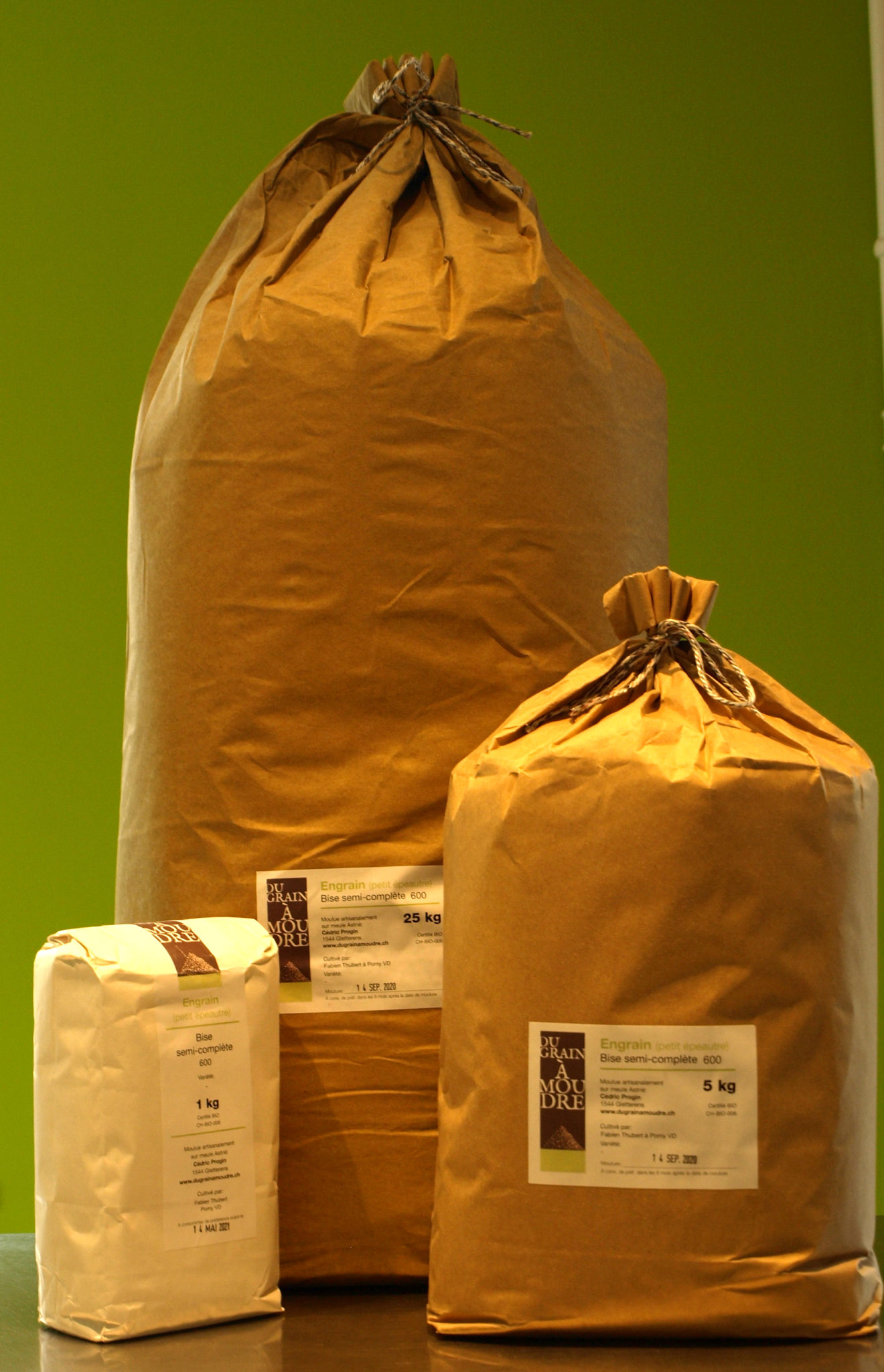 Farine d'engrain bio - Du Grain à Moudre